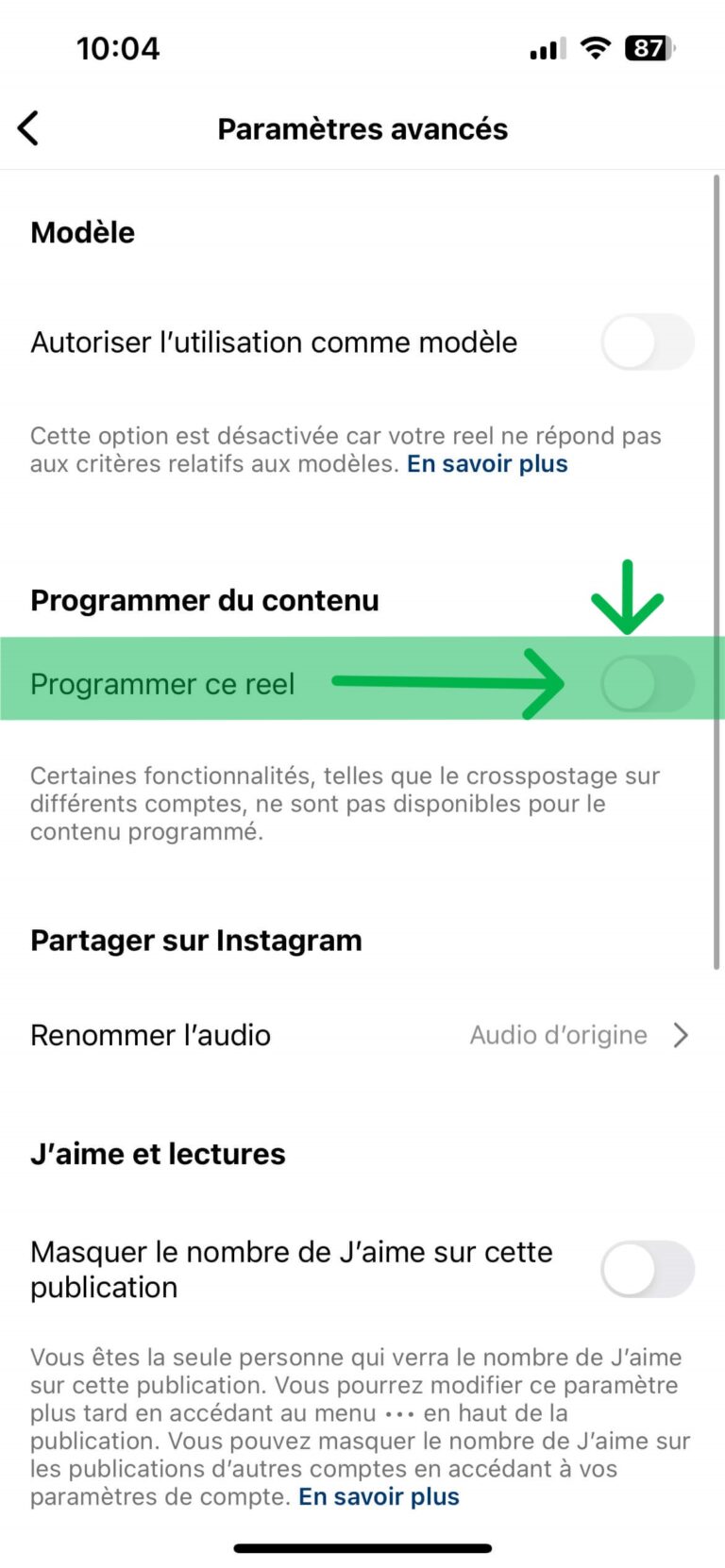 Guide détaillé pour programmer ses publications Instagram.